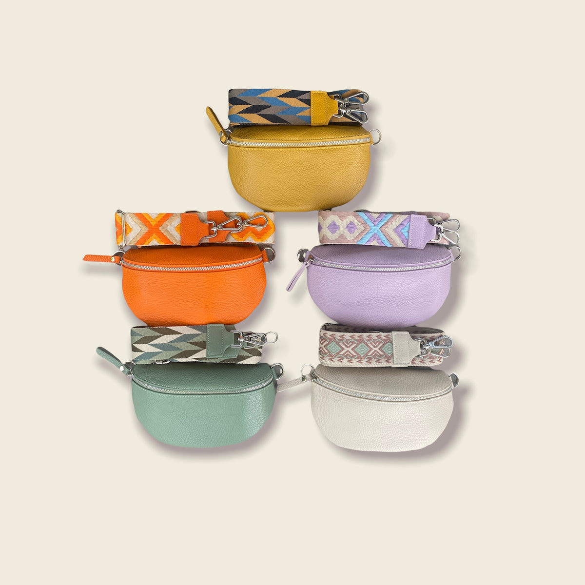 Bauchtaschen, Umhängetaschen, Taschengurte und Geldbörsen | MAONI